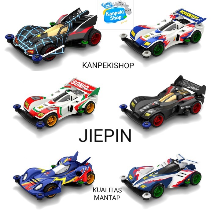 Jual Rep tamiya mini 4wd merek JIEPIN seri Lets and Go Super 1 one Chassis | Shopee Indonesia