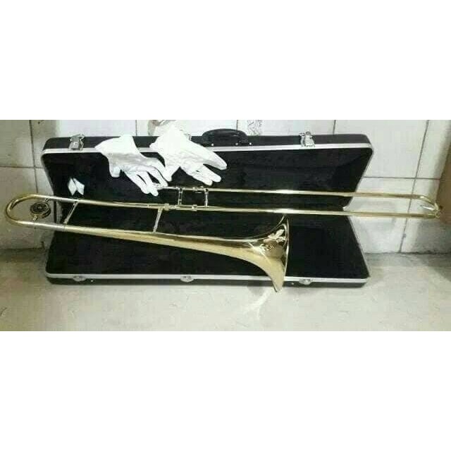 Jual Trombone alto slide gold ostrava + hardcase original | Shopee Indonesia