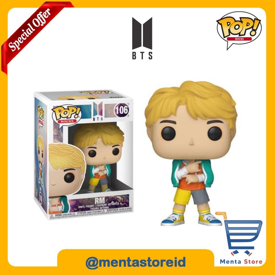 Jual Funko POP BTS 106 RM Rap Monster Kim Nam Joon Figure Bangtan Boys ...