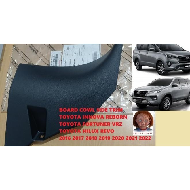 Jual Board Cowl Side Trim Cover Samping Bawah Innova Hilux Fortuner ...