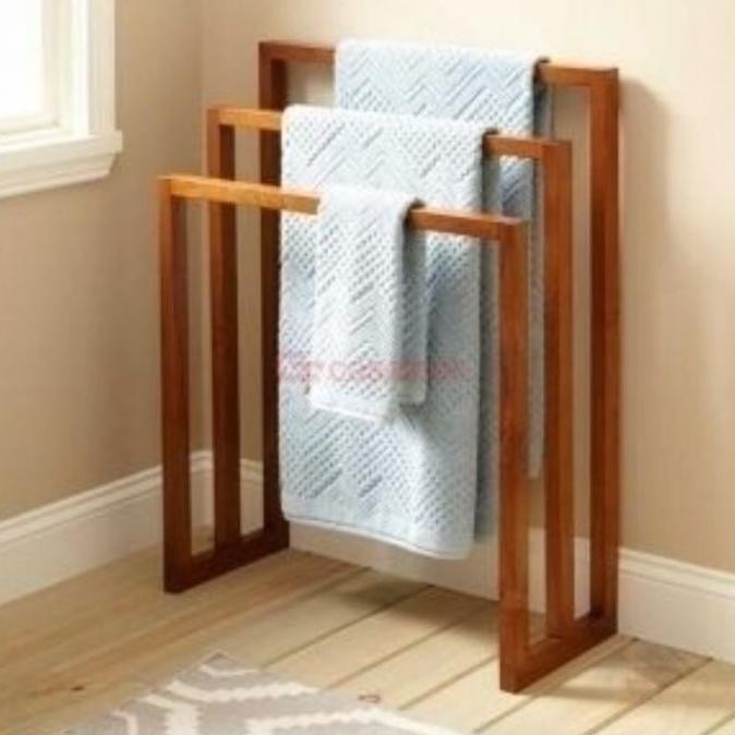 Jual rak handuk kayu sajadah / rak mukena / rak pakaian DS | Shopee ...