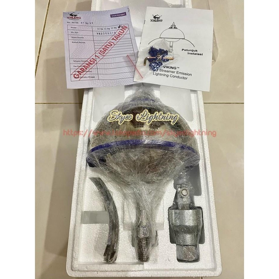 Jual Penangkal Petir Viking V6 / Radius 132 Meter | Shopee Indonesia