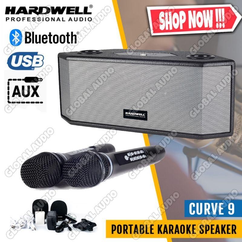 Jual Speaker Portable Hardwell Curve9 Bluetooth Original Include 2 Mic ...