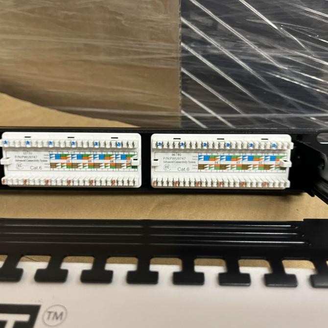 Jual Patch panel utp data 1 giga 24 port cat 6 draka lengkap [ REY ACC ...
