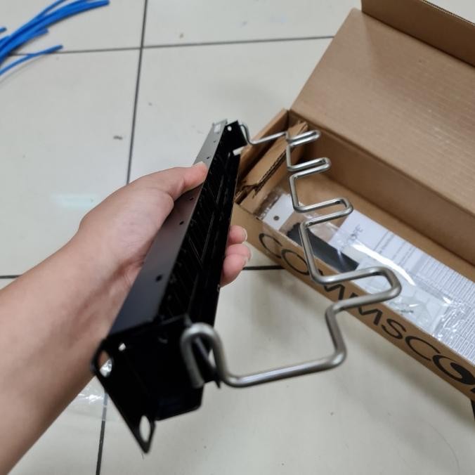 Jual commscope frame 24port for modular keystone [ REY ACC ] | Shopee ...