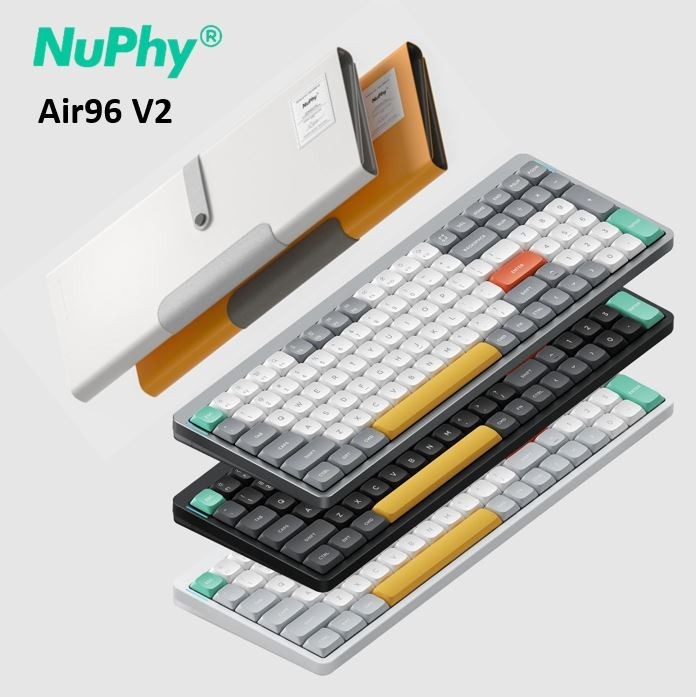 Jual Paket Nuphy Air96 V2 Wireless Mechanical Keyboard + NuFolio V3 | Shopee Indonesia