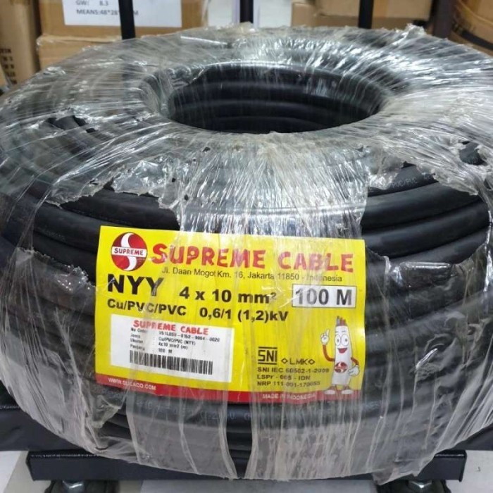 Jual Supreme NYY Kabel Tembaga 4x10mm Per Meter | Shopee Indonesia