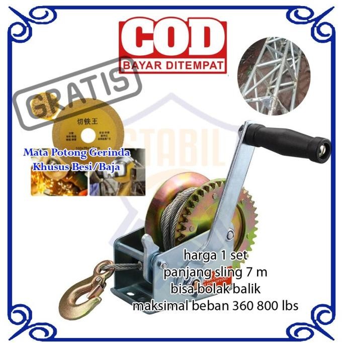 Jual KATROL 2ARAH SET KEREKAN ANGKUT BALOK BESI PENTAS REJENG RIGGING ...