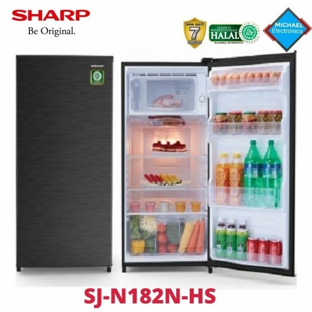 Jual SHARP LEMARI ES 1 PINTU SJ-N182N-HS | Shopee Indonesia