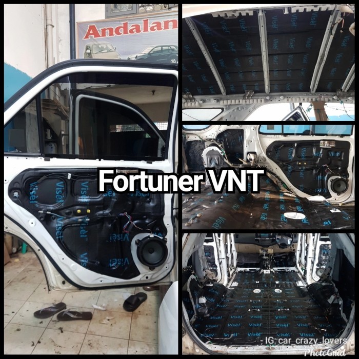 Jual PEREDAM VISEL PAKET KABIN FORTUNER PAJERO DSB PASANG DI RUMAH ...