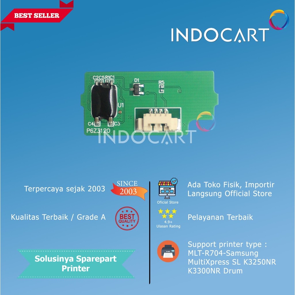 Jual IndoCart Chip MLT-R704-Samsung MultiXpress SL K3250NR K3300NR Drum ...