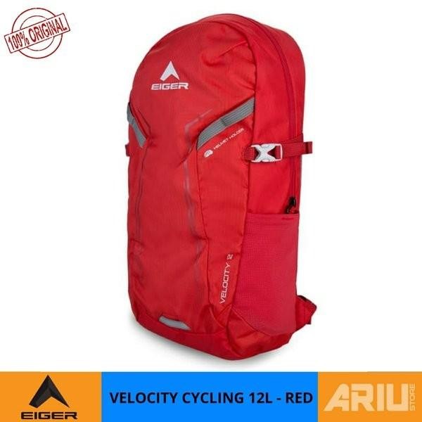 Jual TAS SEPEDA RANSEL EIGER VELOCITY 12L ORIGINAL CYCLING BACKPACK ...