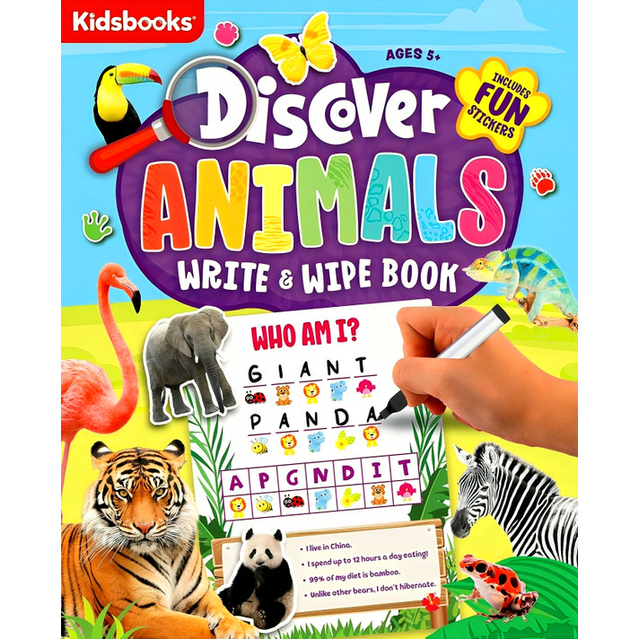 Jual DISCOVER ANIMALS WRITE & WIPE | Shopee Indonesia