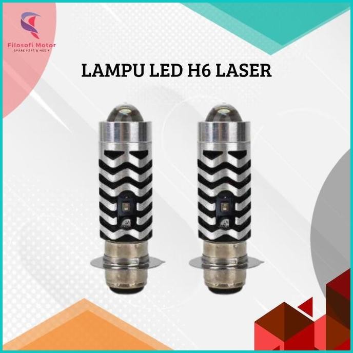 Jual Lampu Utama Led Motor H6 Beat Vario Mio Luminos Laser LS2 Bebek ...