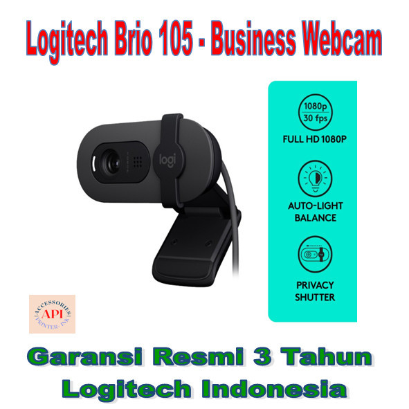 Jual HARGA DISC - Logitech Webcam Bisnis Brio 105 Full HD - Brio 100 ...