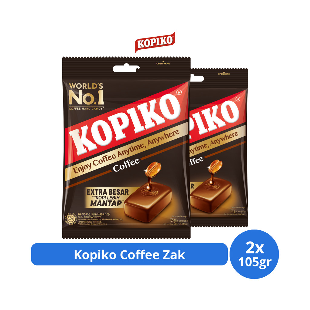 Jual Kopiko Coffee Zak 105gr x 2 pcs | Shopee Indonesia