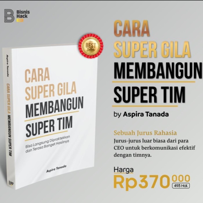 Jual Buku Bisnis Cara Gila Membangun Superteam Buku Untuk Pengusaha | Shopee Indonesia