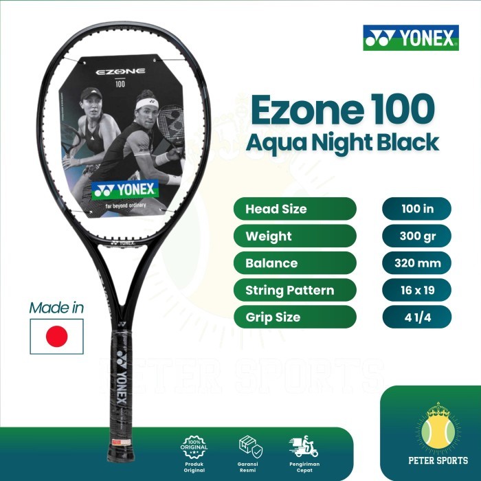 Jual Yonex Ezone 100 Aqua Night Black - Raket Tenis Yonex | Shopee Indonesia