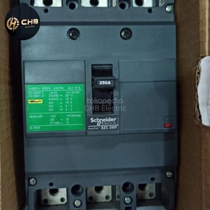 Jual MCCB Schneider EZC250F 3P 18kA 125A 160A 200A 225A 250A | Shopee Indonesia