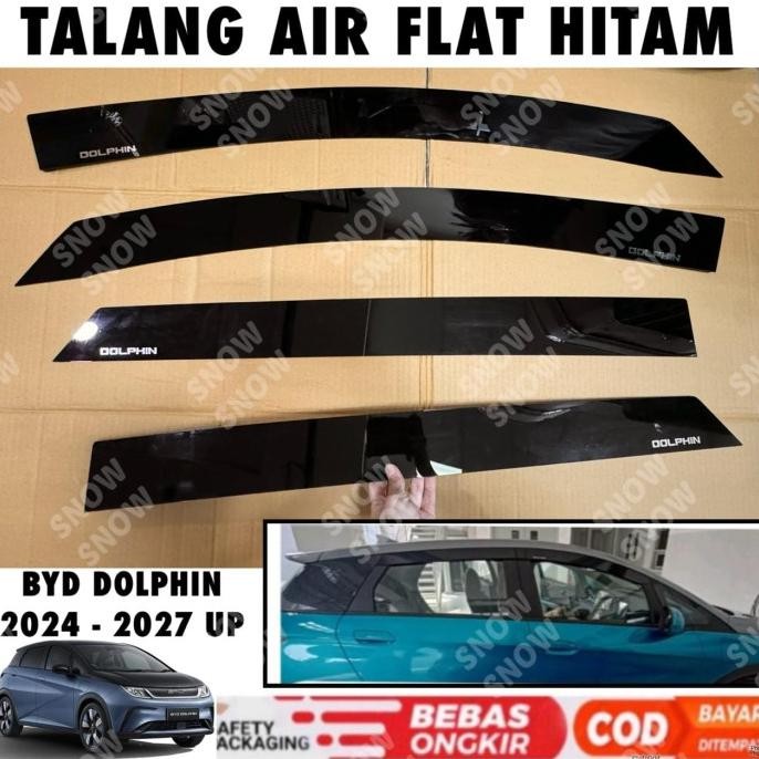 Jual Talang Air Byd Dolphin 2024 2025 2026 2027 Side Visor Slim Injection Premium | Shopee Indonesia
