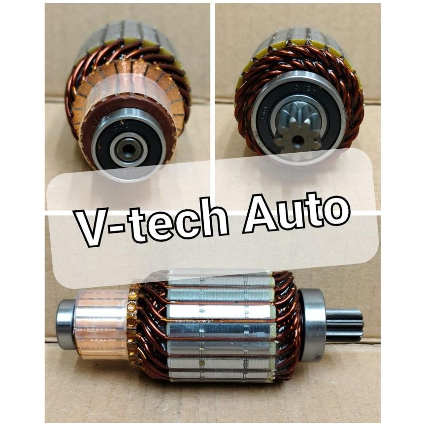 Jual ARMATURE STARTER ANGKER KUBOTA D1403 ND 1.4KW 129407-77010 9T 12V ...