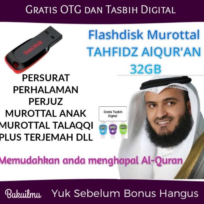 Jual Flashdisk Murottal Murottal Murottal Al-Quran 30 Juz Terlengkap Hemat | Shopee Indonesia