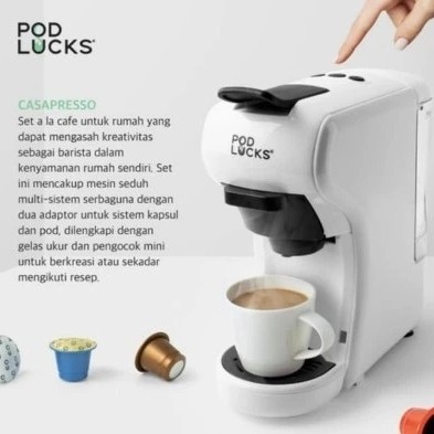 Jual HARGA DISC - Coffee machine PODLUCKS CASAPRESSO Nespresso Dolce ...