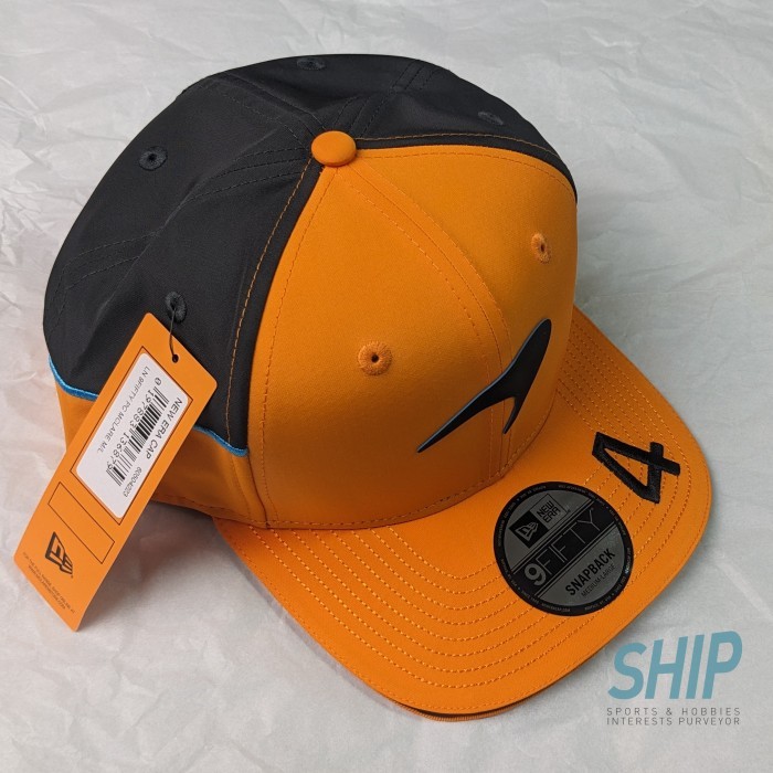 Jual Topi McLaren LANDO NORRIS 2024 F1 original driver cap New Era cap 9FIFTY formula 1 baru ...