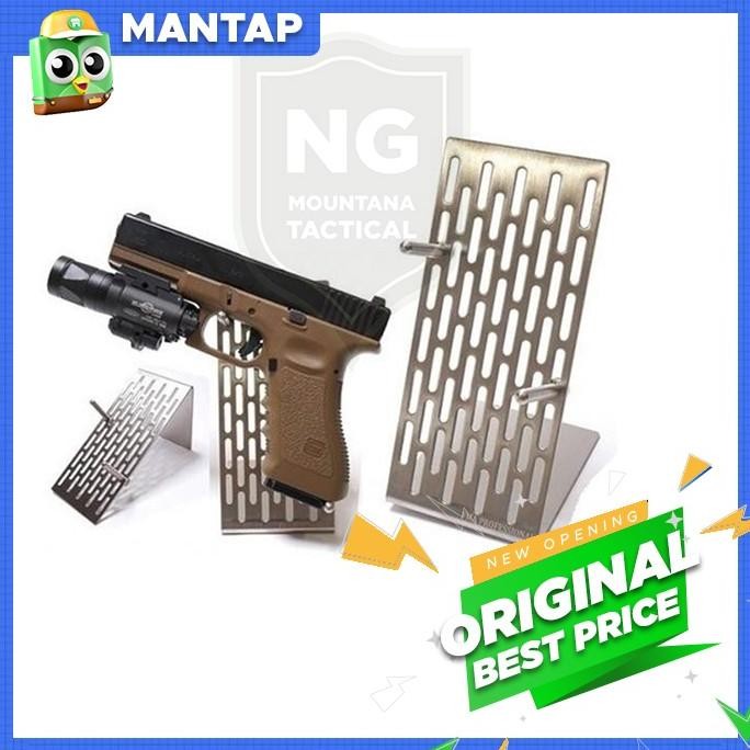 Jual stand - fma model metal support vertical display handgun airsoft ...