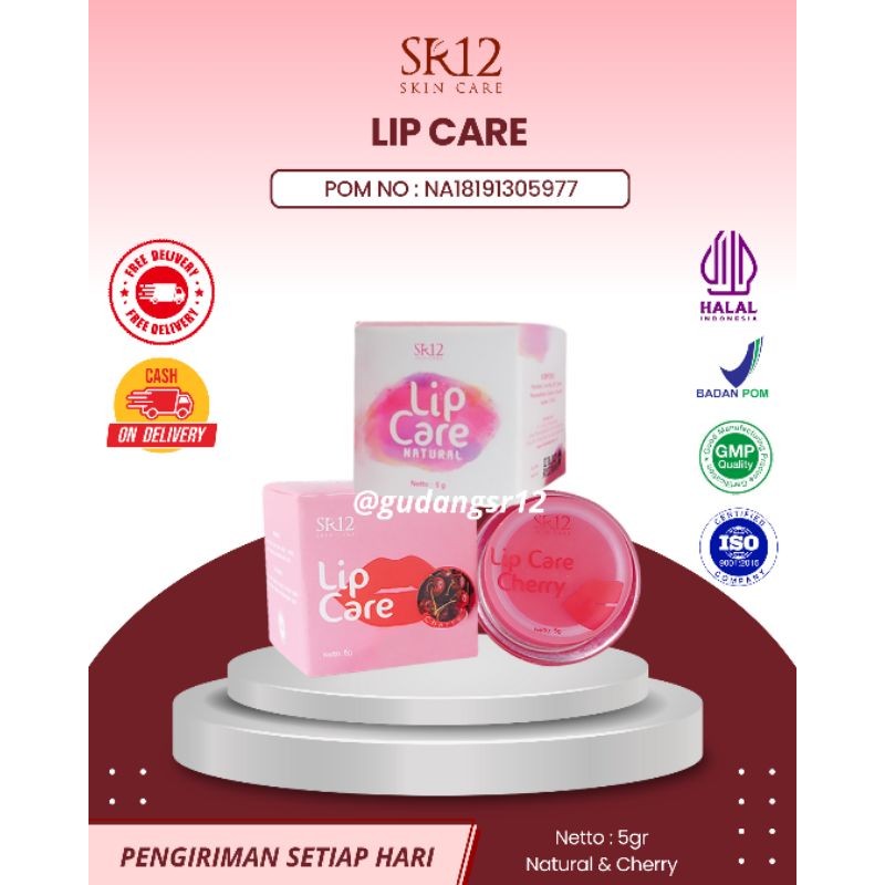 Jual LIPCARE SR12 / LIP CARE SR12 / PELEMBAB BIBIR ALAMI | Shopee Indonesia