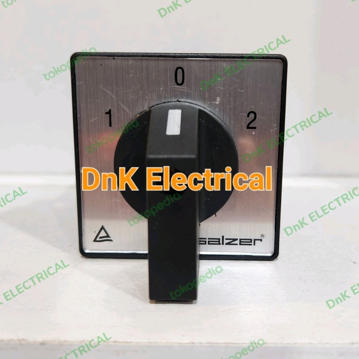 Jual READY Selector Switch COS 102 4 Pole 63A Merk Salzer Type SA63-3-4 ...