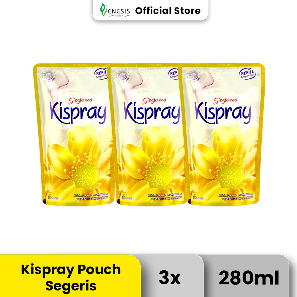Jual Kispray Refill Pouch Segeris 280 ml - 3 pcs Triple Pack | Shopee ...
