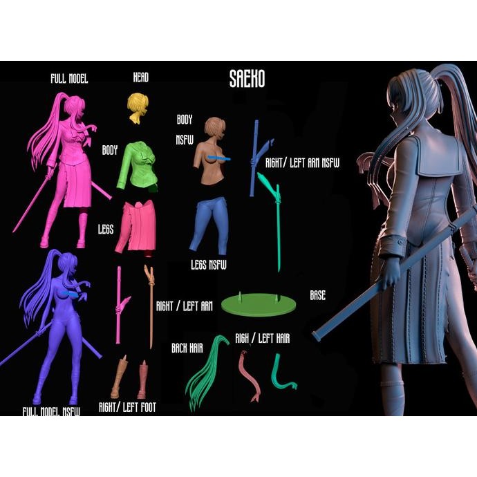 Jual Tersedia Saeko Busujima Hotd High School Of The Dead Resin Kit ...