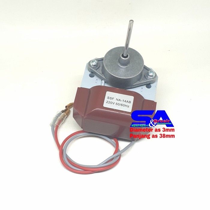 Jual FAN MOTOR KULKAS NA-14AB MODEL TOSHIBA/DINAMO KIPAS SHOW CASE ...