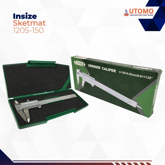 Jual Pesan Sekarang Ya Insize 1205-150 Sigmat Analog 6 Inch 150 Mm Jangka Sorong Caliper ...