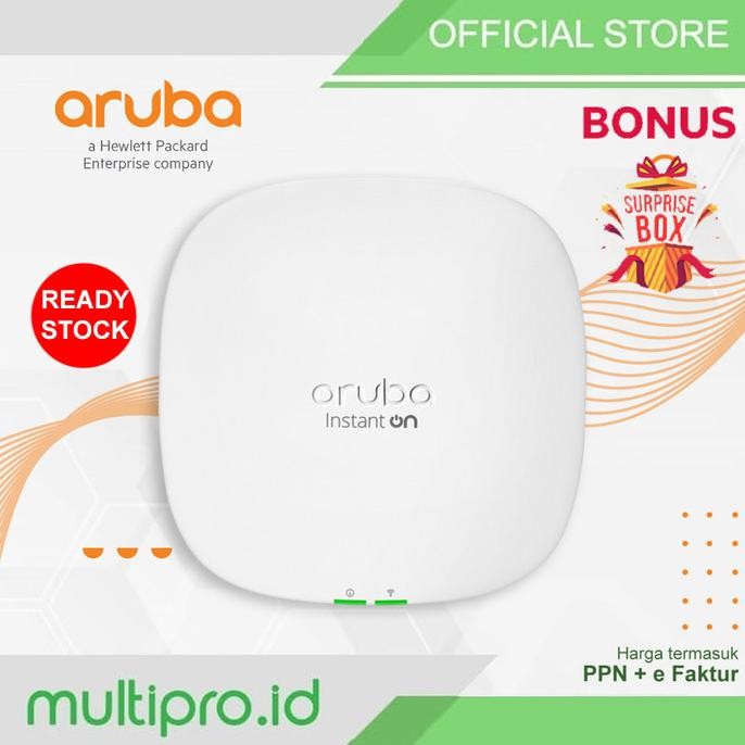 Jual Adaptor - R9B33A Aruba Instant On AP25 (RW) 4x4 Wi-Fi 6 incl ...