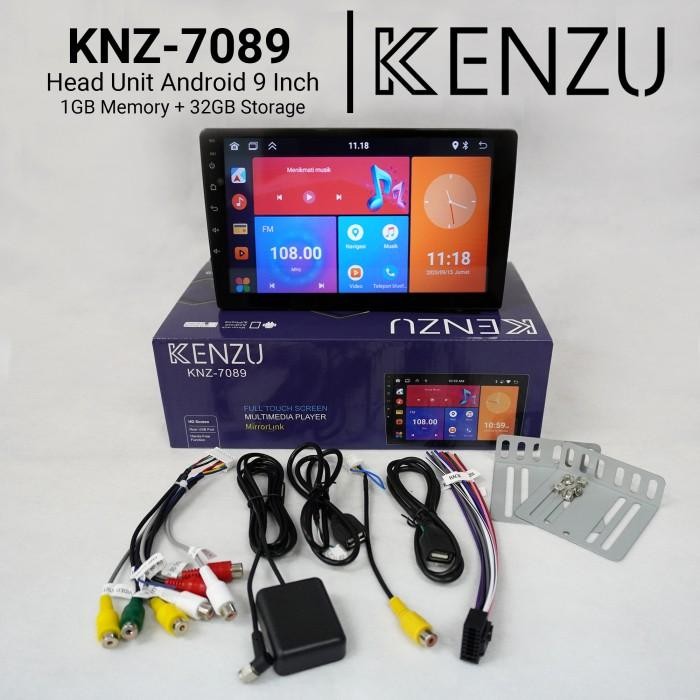 Jual Head Unit Double Din Android Kenzu 7/9/10 Inci Bluetooth Wifi Radio | Shopee Indonesia