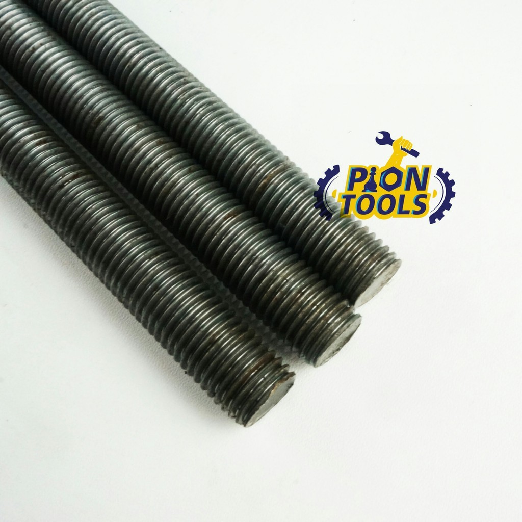 Jual UI976 Studbolt Besi M16 p2.0 Panjang 1 Meter Long Drat Asdrat Besi ...