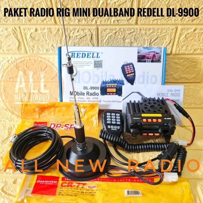 Jual RADIO RIG MINI DUALBAND WEIRWEI UV9800 REDELL DL9900 PLUS ANTENA ...