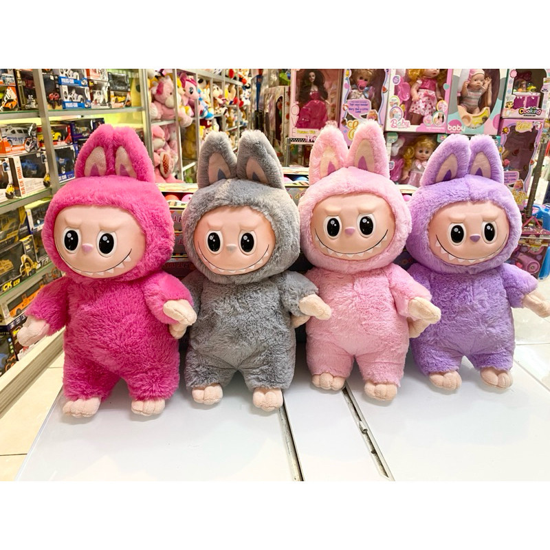 Jual boneka labubu viral muka karet silikon halus lembut labu labu ...