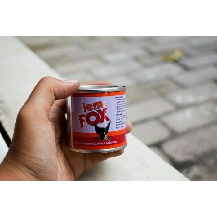 Jual LEM FOX KUNING 70 GR / LEM KARPET SENDAL KULIT KAYU HPL KARET / SENG | Shopee Indonesia