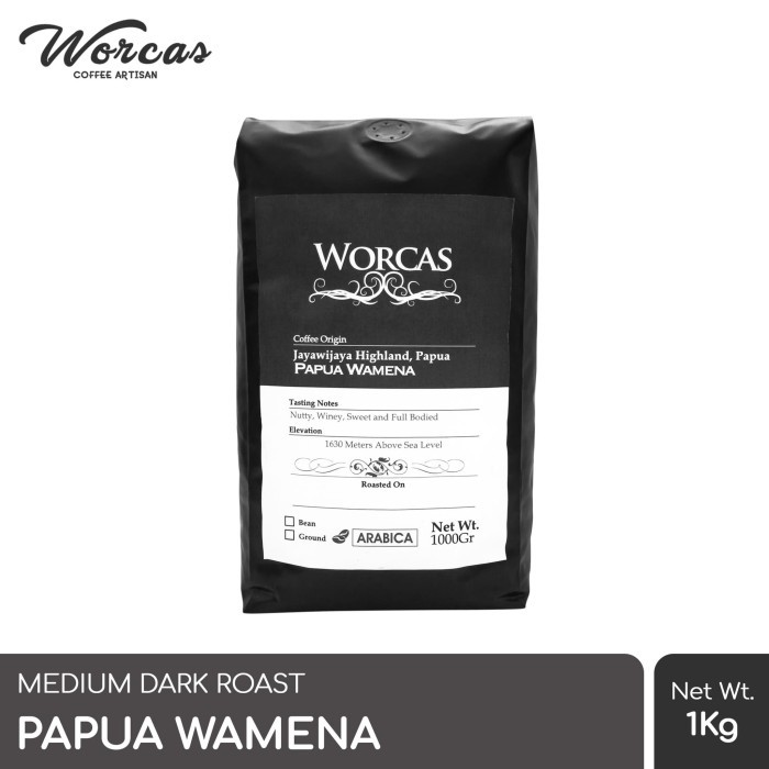 Jual Kopi Arabica Papua Wamena 1 Kg (Biji/Bubuk) Worcas Coffee | Shopee ...