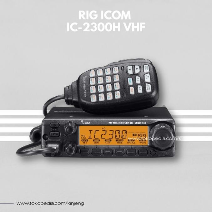 Jual Radio RIG Icom IC-2300H HT Mobil RIG Mini iCOM VHF Singleband 65 ...