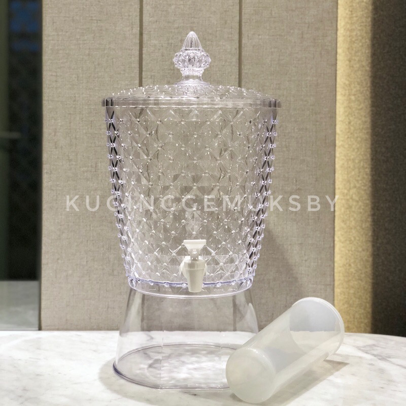 Jual Dispenser / Tempat Air Mika plastik Akrilik untuk Es Sirup Juice ...