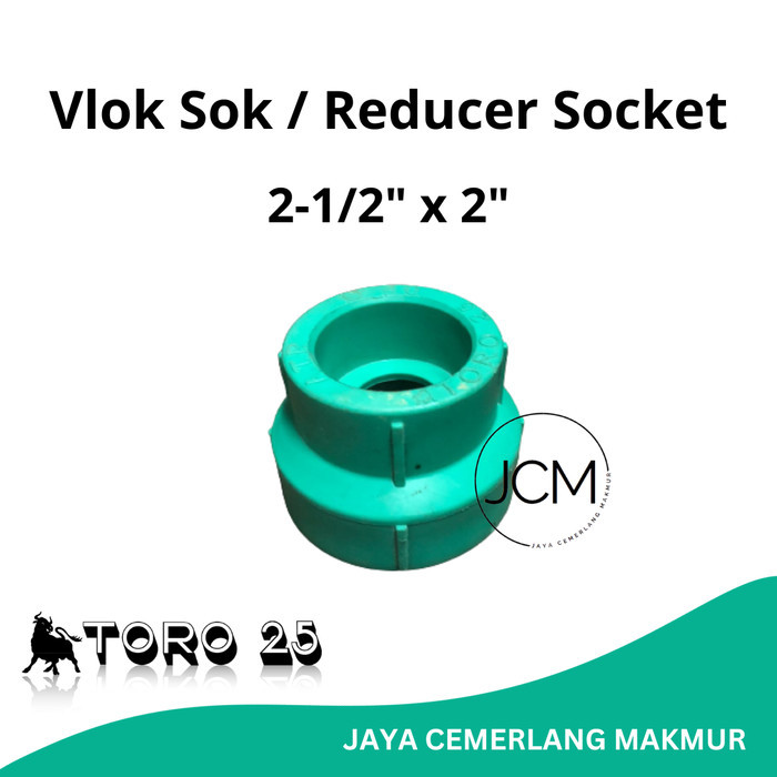 Jual HARGA DISC - Vlok Sok PPR Toro 2-1/2 x 2 Inch / Reducer Socket PPR ...