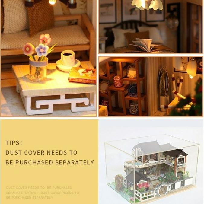 Jual diy miniature dollhouse Dream House /miniatur rumah boneka LA ...