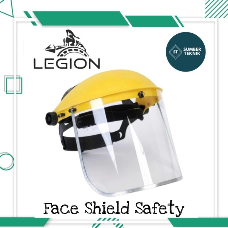 Jual Helm Proyek LEGION Full Face Shield Helm Clear Safety APD Alat ...