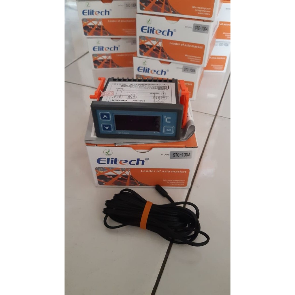 Jual Thermostat Elitech Stc-100A Temperature Control Digital Stc-100 A Ori | Shopee Indonesia