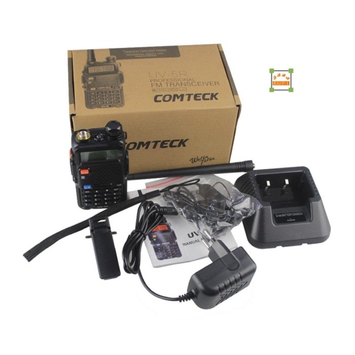 Jual Handy Talkie HT Comteck UV-5R Dual Band VHF - UHF Radio FM | Shopee Indonesia