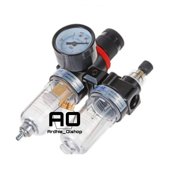 Jual Regulator Pneumatic Airtac Afr 2000-Al 2000 1/4" (2 Tabung) | Shopee Indonesia